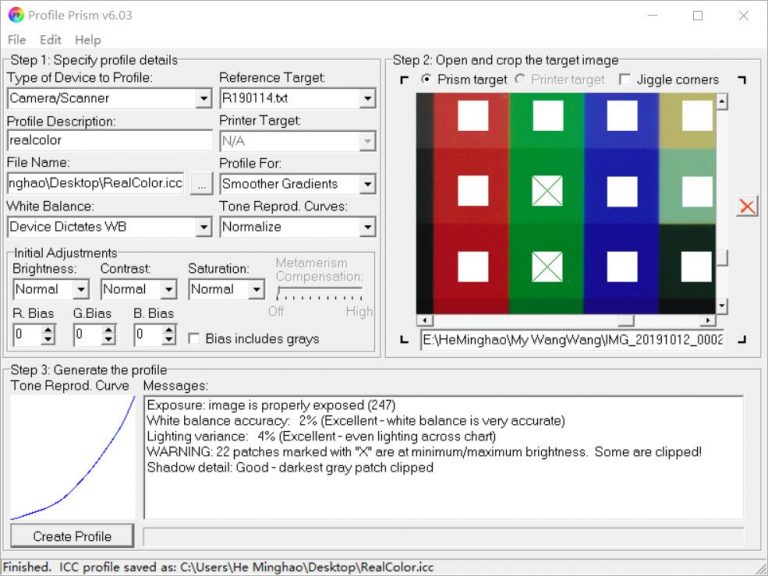 EZcolor 与 Prism 的对比研究 | IT8色卡